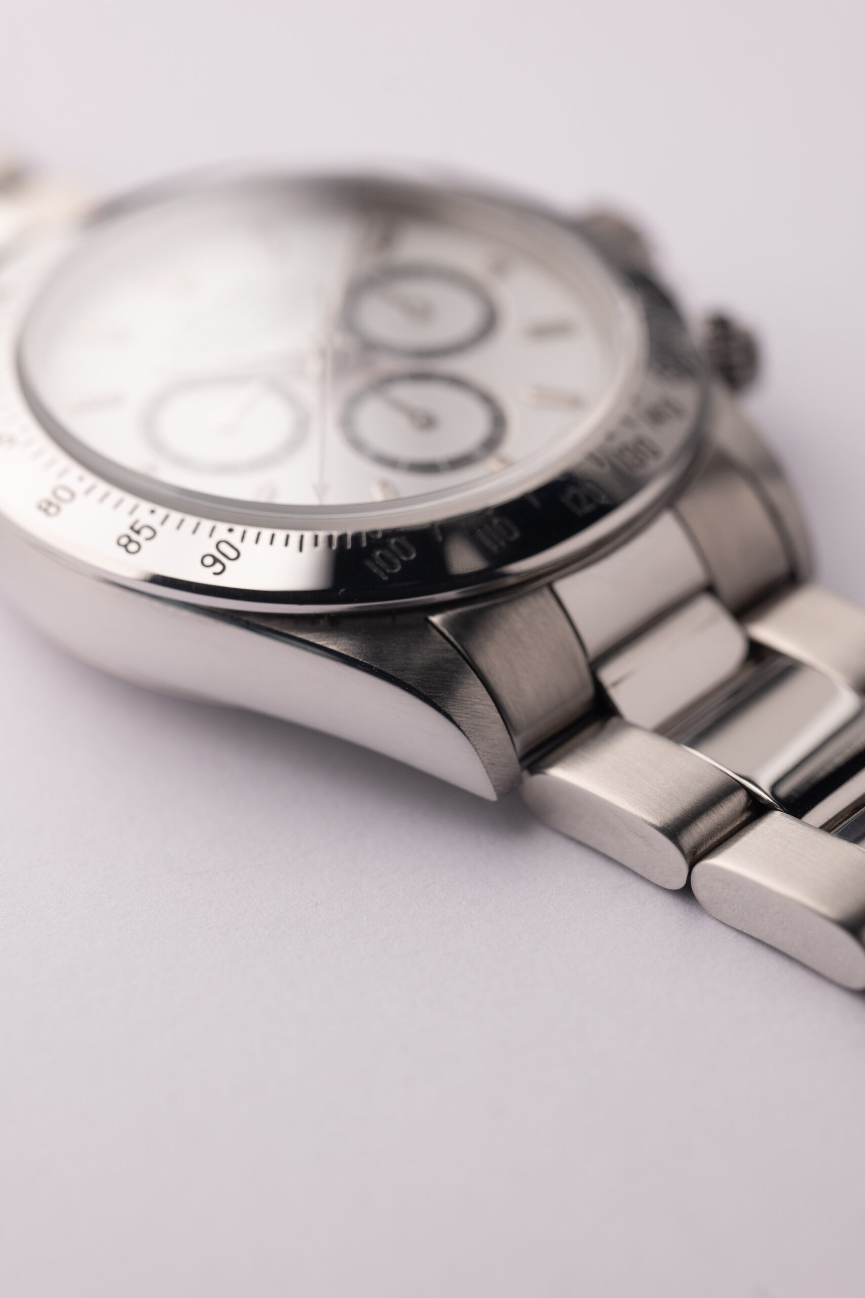 1993 Rolex 16250 White "Inverted Six" Zenith Daytona | Grey and Patina