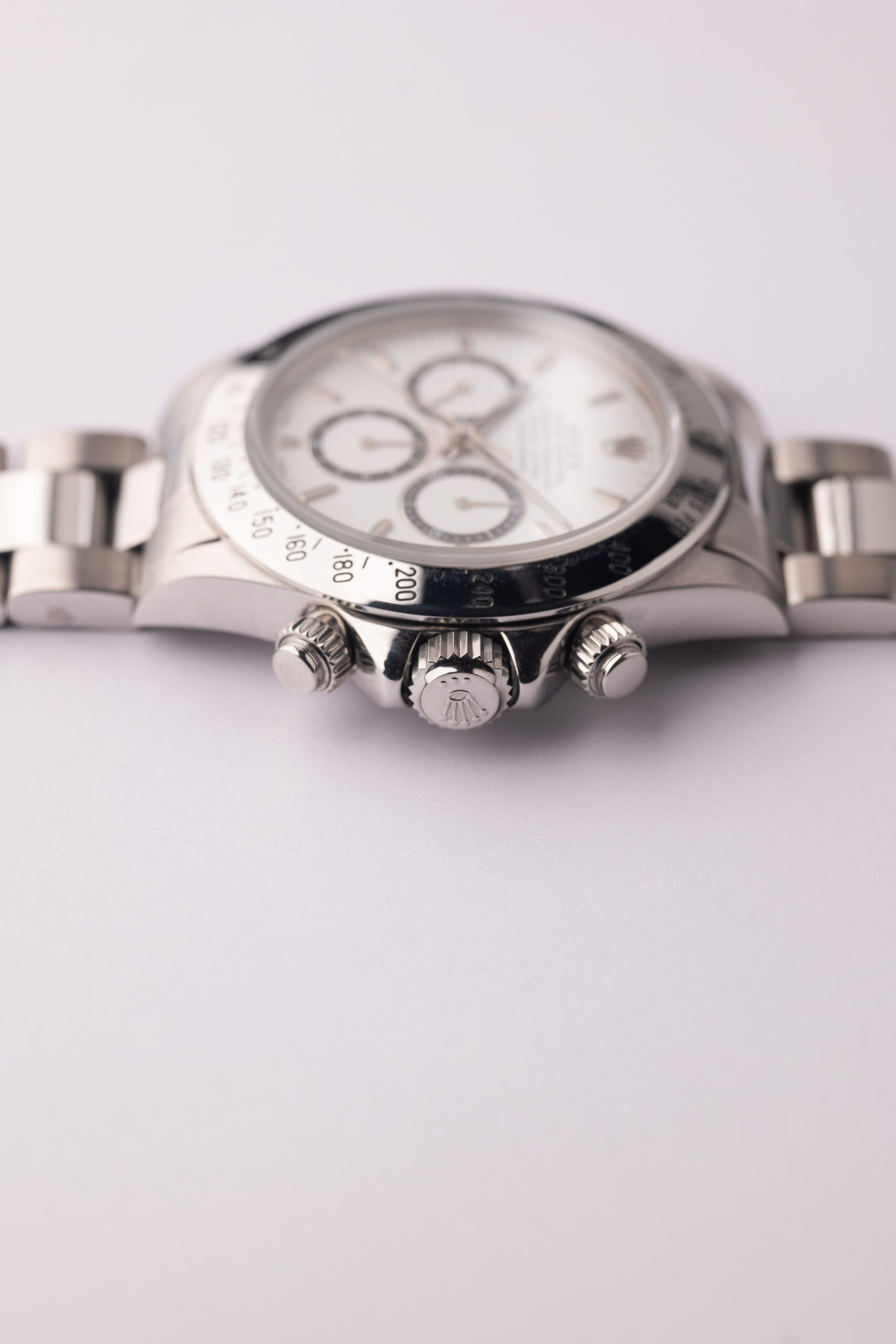 1993 Rolex 16250 White "Inverted Six" Zenith Daytona | Grey and Patina
