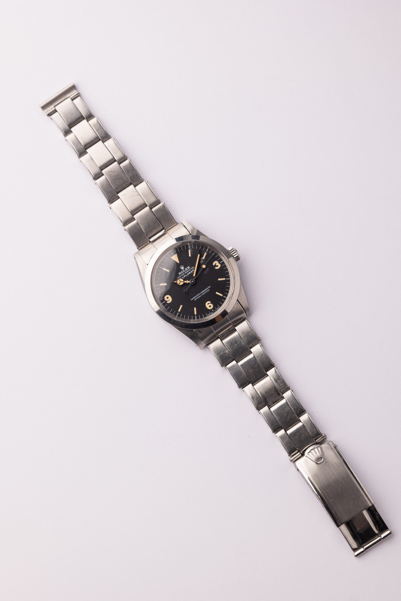 1968 Rolex 1016 Mk. I "Frog Foot" Bubble Font Dial Explorer | Grey and ...