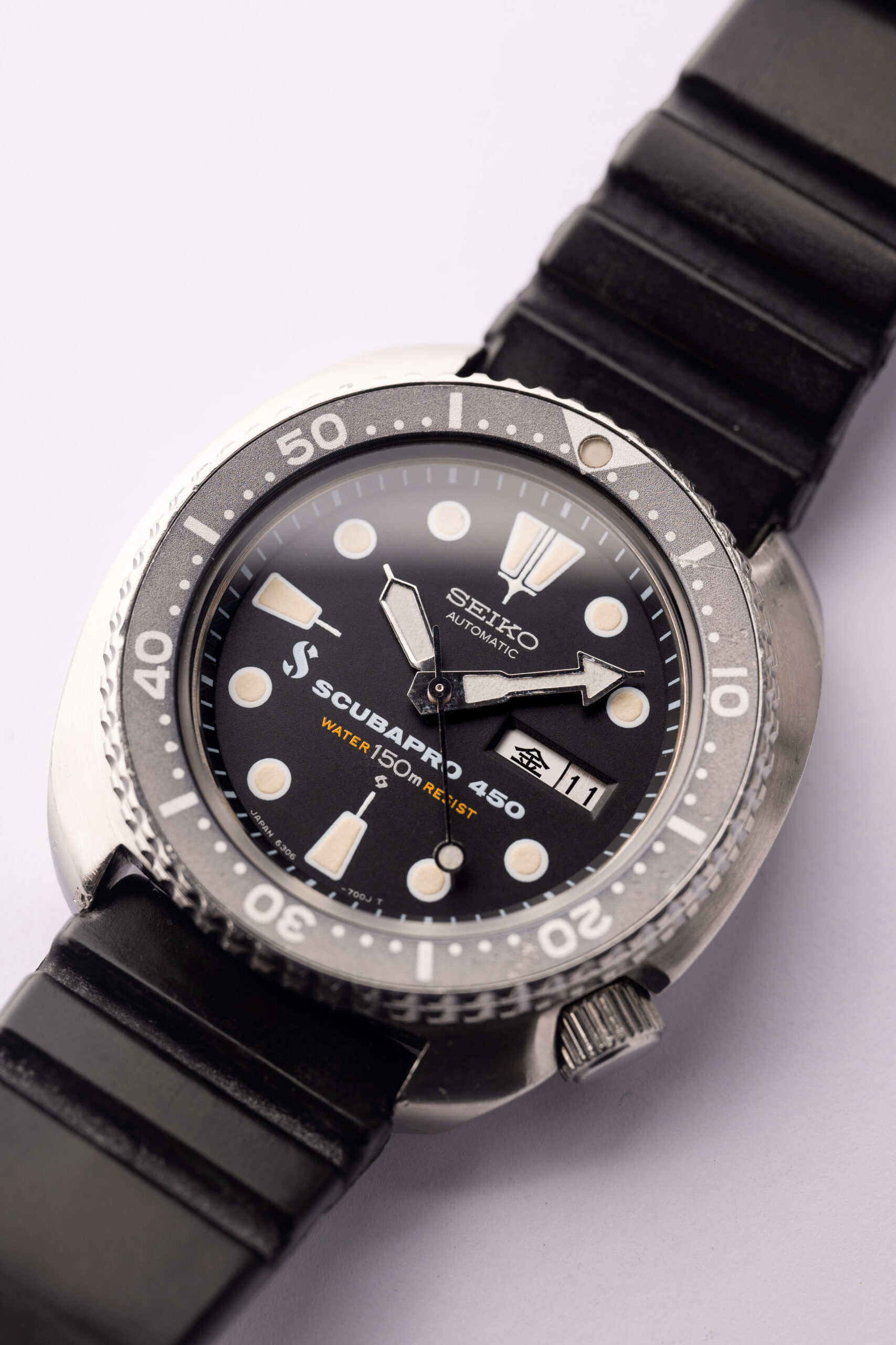 1978 Seiko 6306-7001 Ghost Scubapro 450 | Grey and Patina