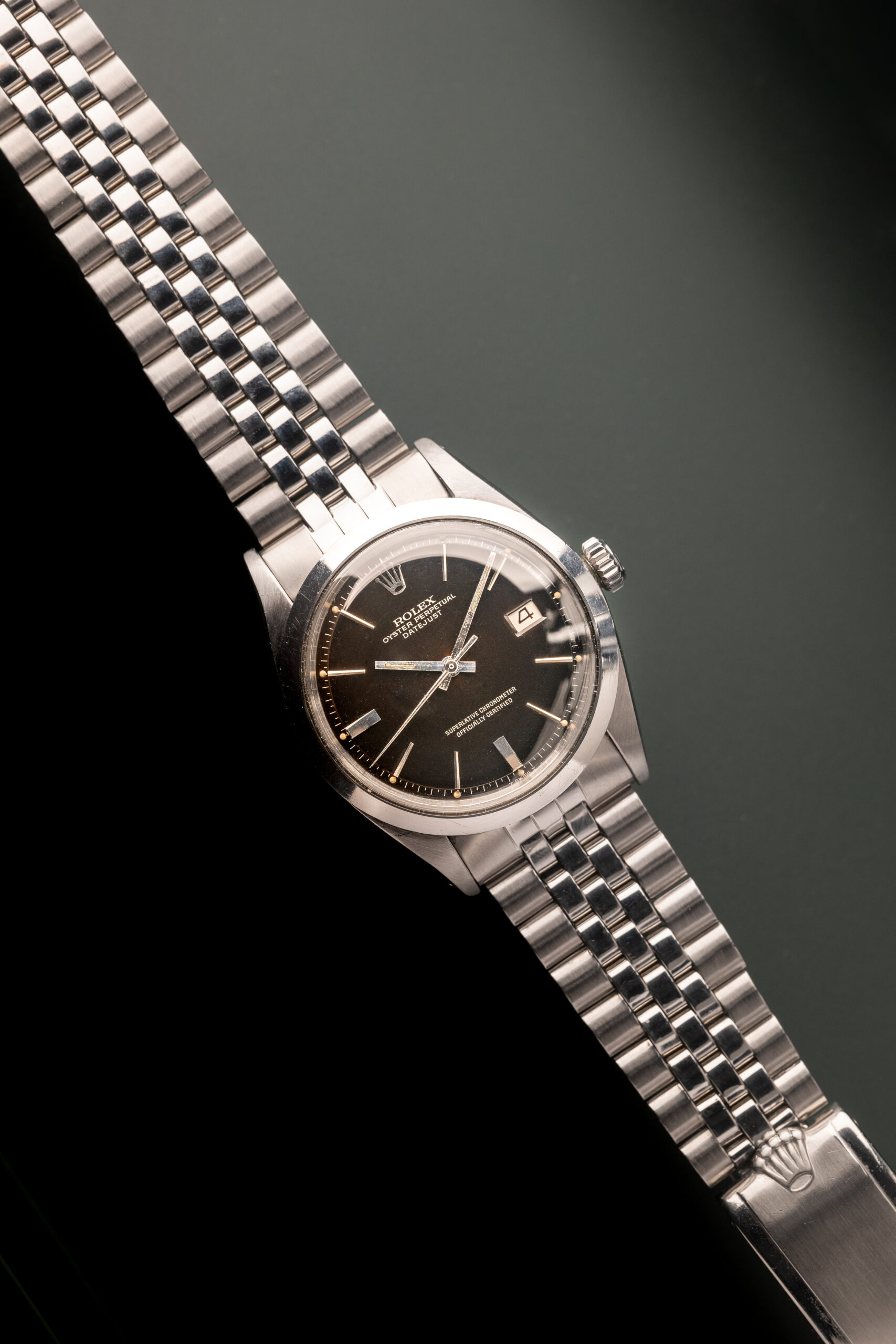 Shop By Brand Rolex Datejust 1601 Buckley Dial | Grey and Patina