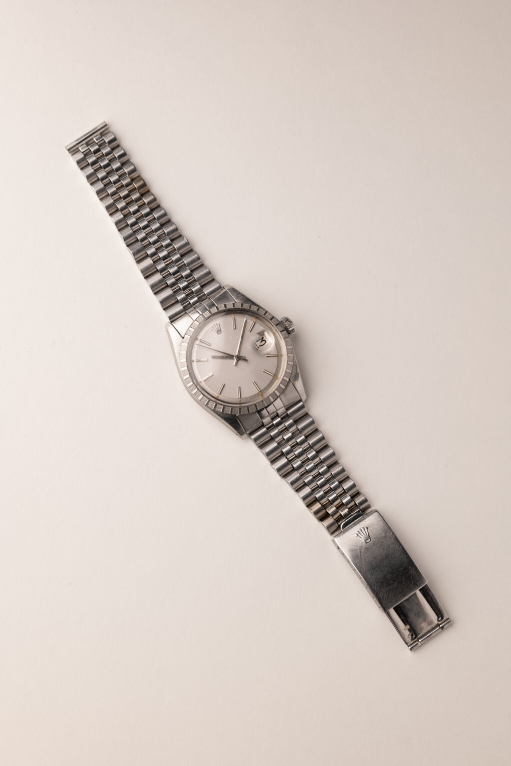 1972 Rolex 1601 Ghost Dial Datejust | Grey and Patina