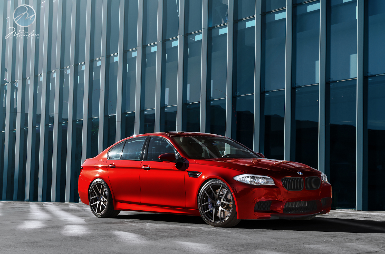 BMW F10M M5 on Modulare 20 Inch B18 Wheels - GTspirit