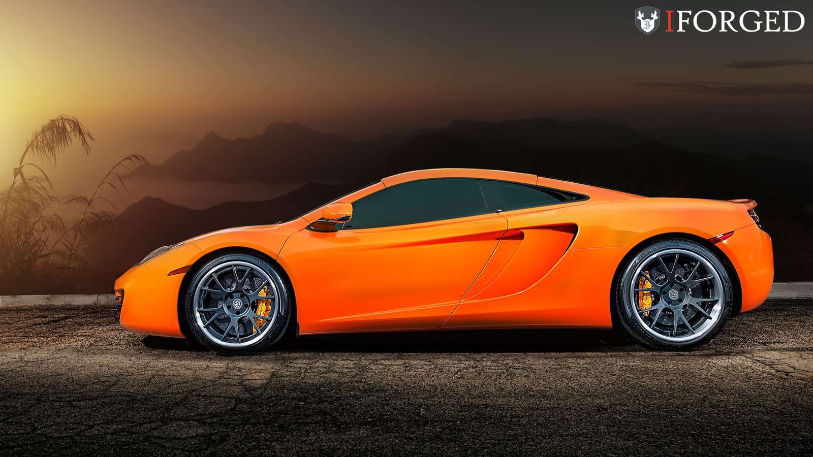 Bright Orange McLaren MP4-12C on iForged Wheels - GTspirit