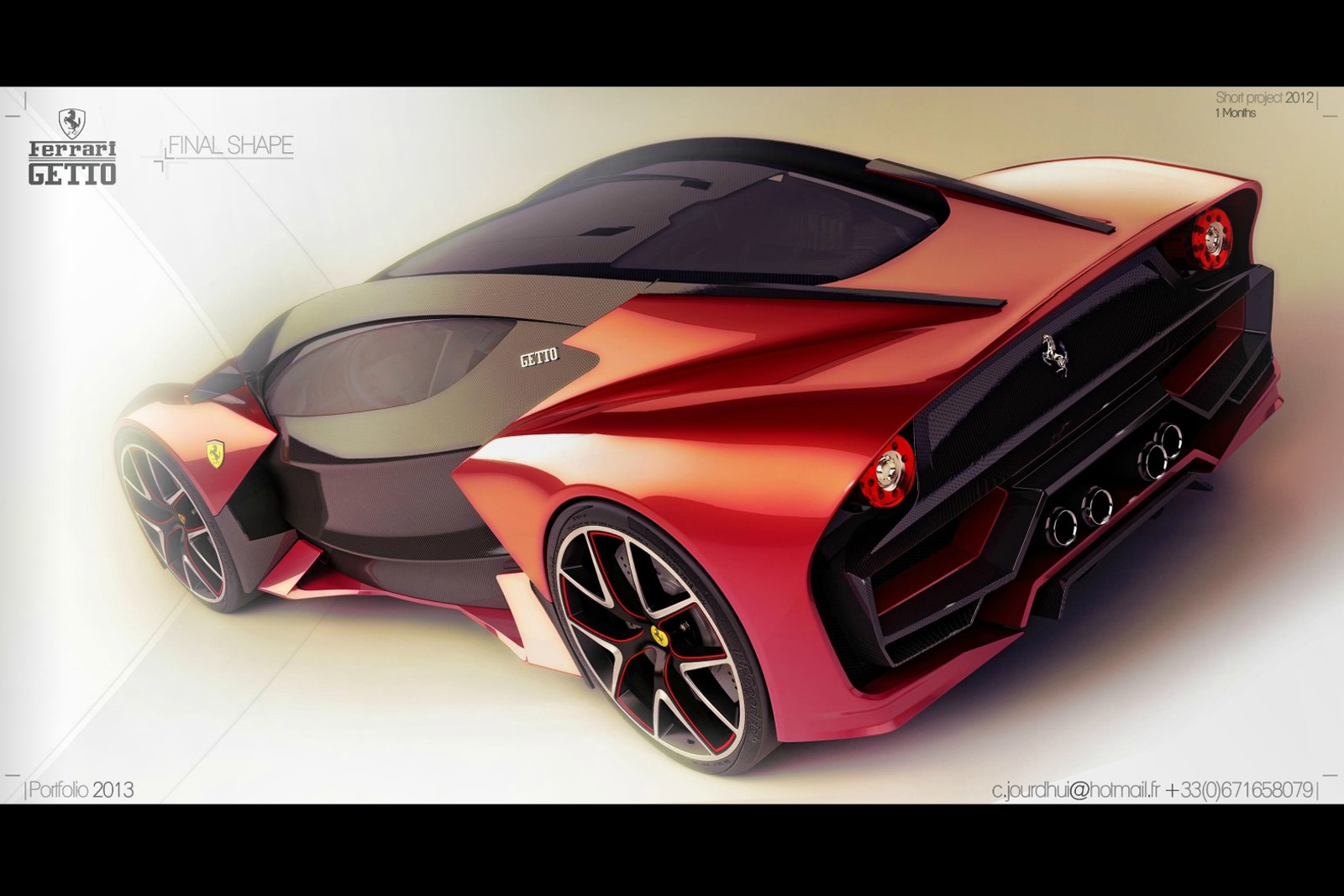 Render: Ferrari Getto by Christophe Jourd'hui - GTspirit