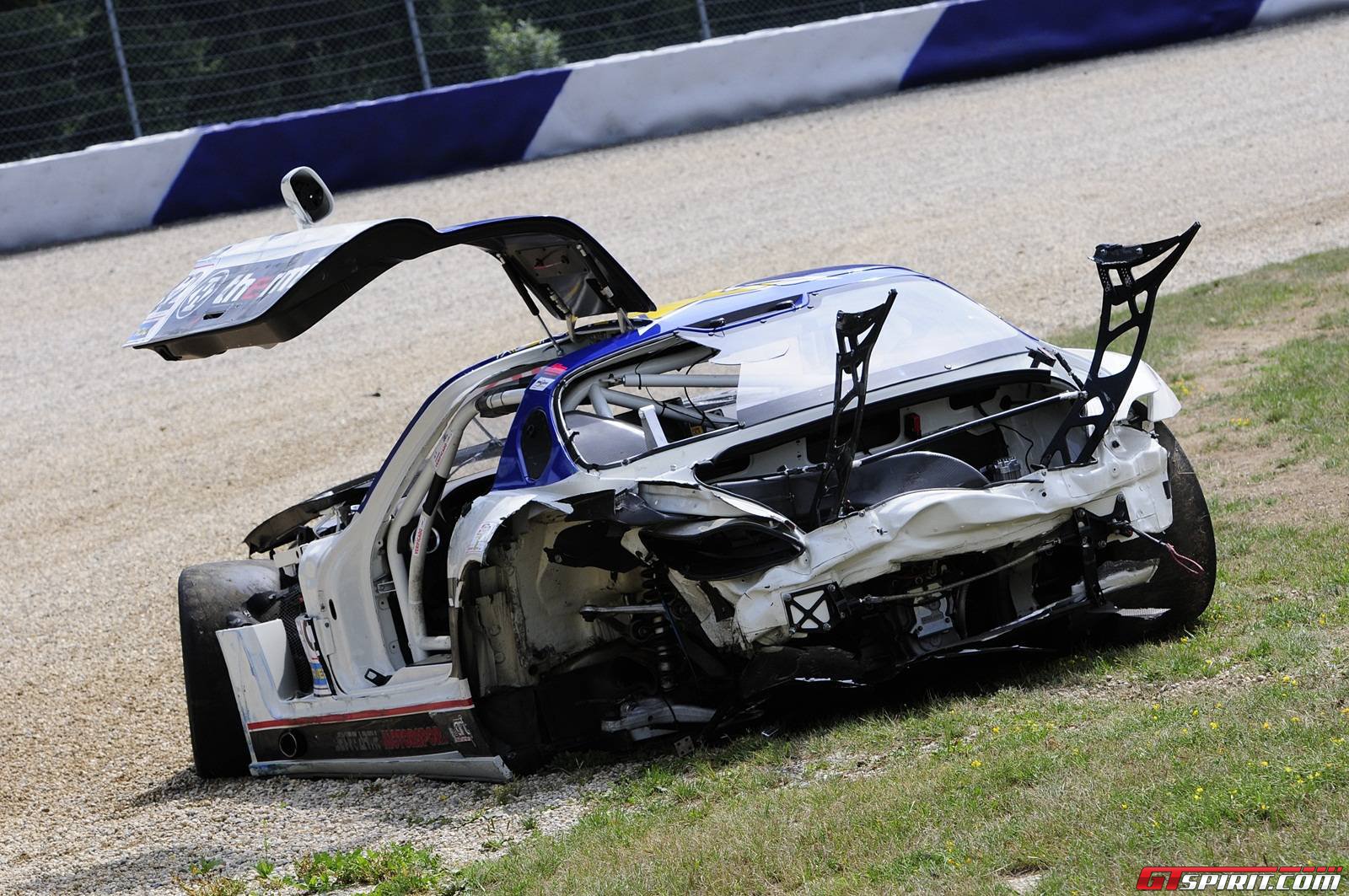 Car Crash: Two Mercedes SLS AMG GT3s and Ford GT at Red Bull Ring ...