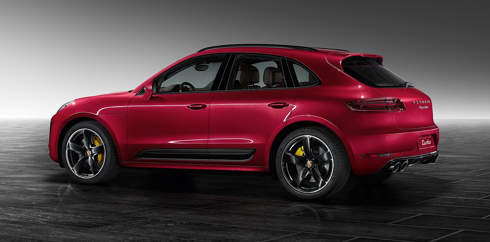 Metallic Red Porsche Macan Turbo by Porsche Exclusive - GTspirit