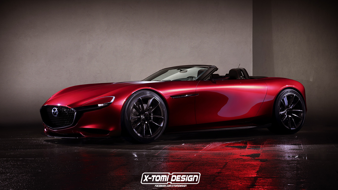 Mazda RX Vision Looks Stunning As A Roadster GTspirit