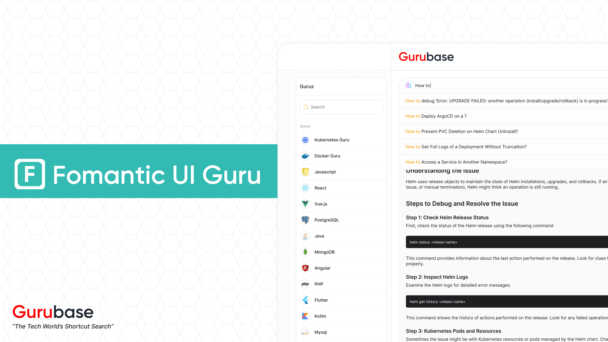 AI-powered Q&A assistant for Fomantic UI | Gurubase