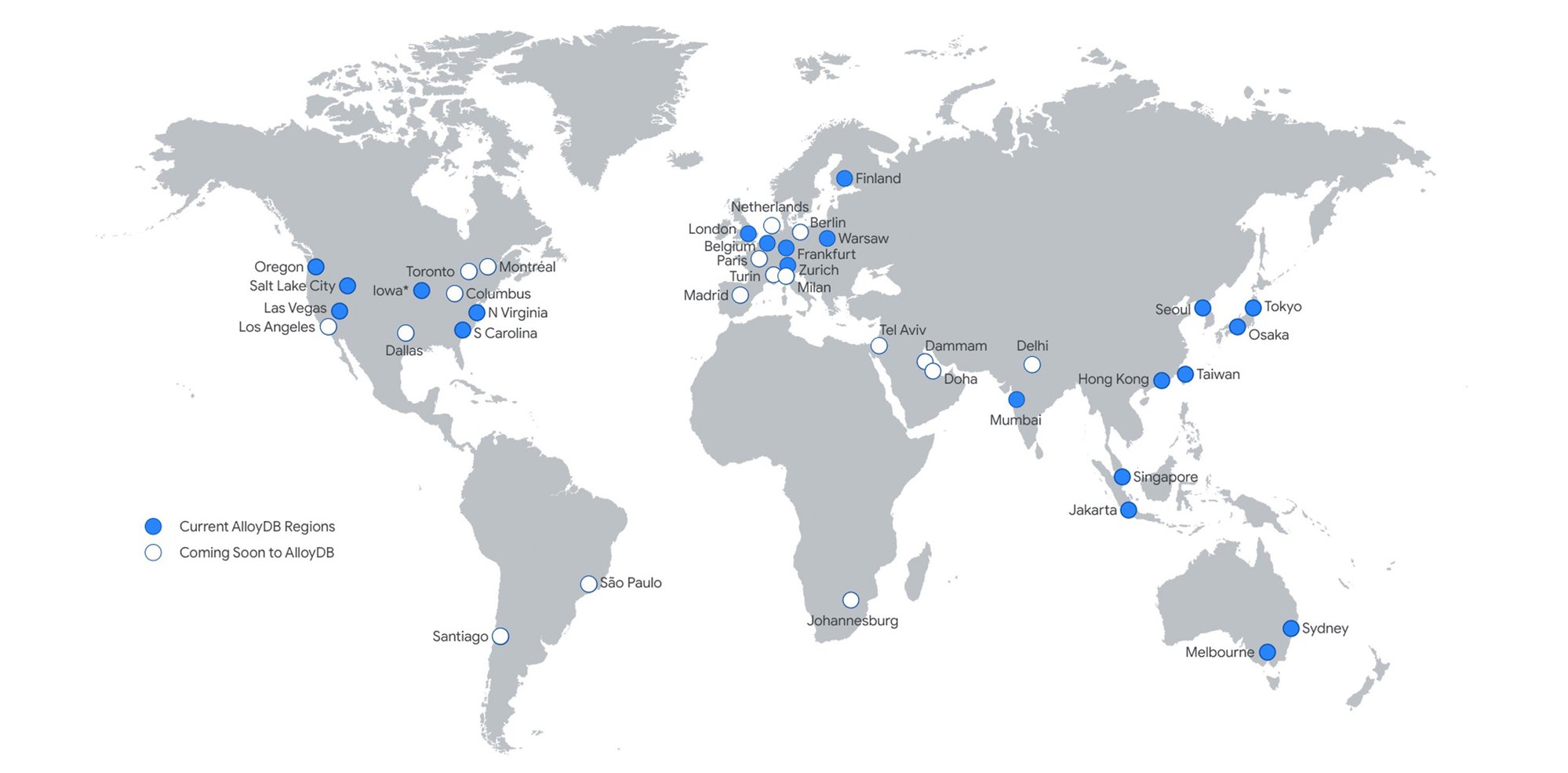 AlloyDB for PostgreSQL now available globally | Google Cloud Blog