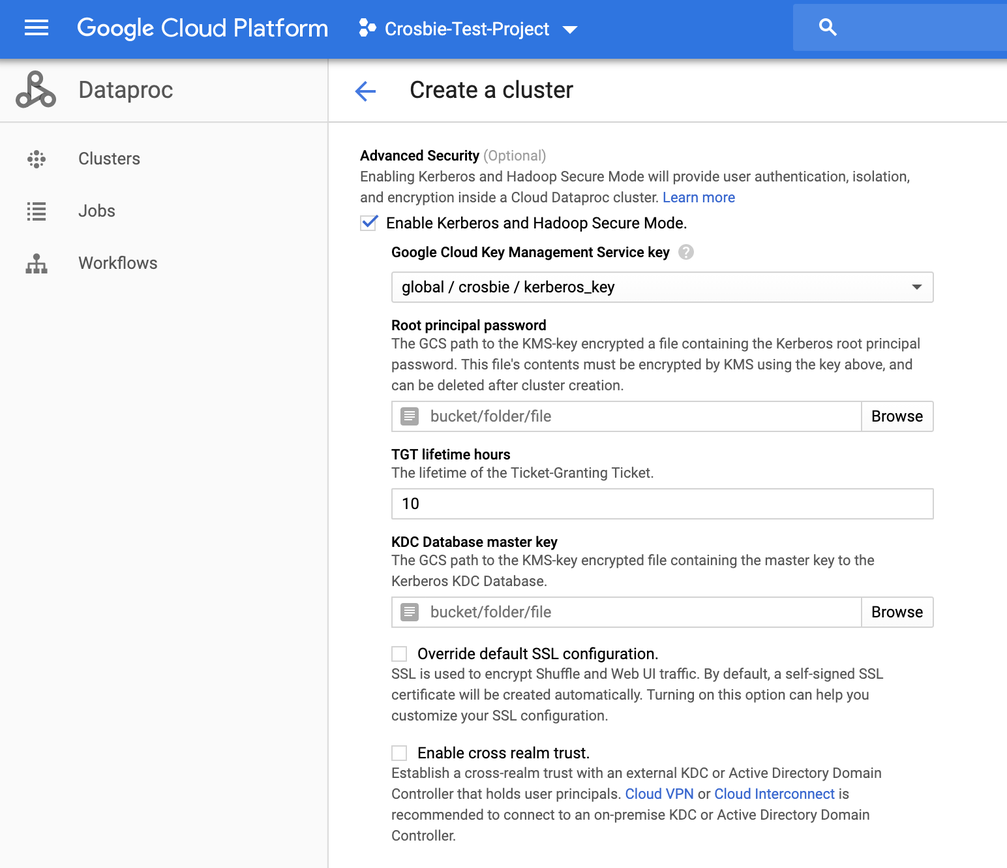 Introducing advanced security options for Cloud Dataproc, now generally ...