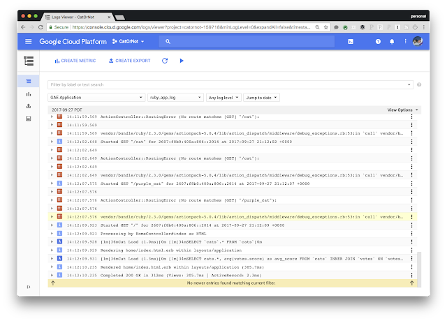 Now, you can monitor, debug and log your Ruby apps with Stackdriver | Google Cloud Blog
