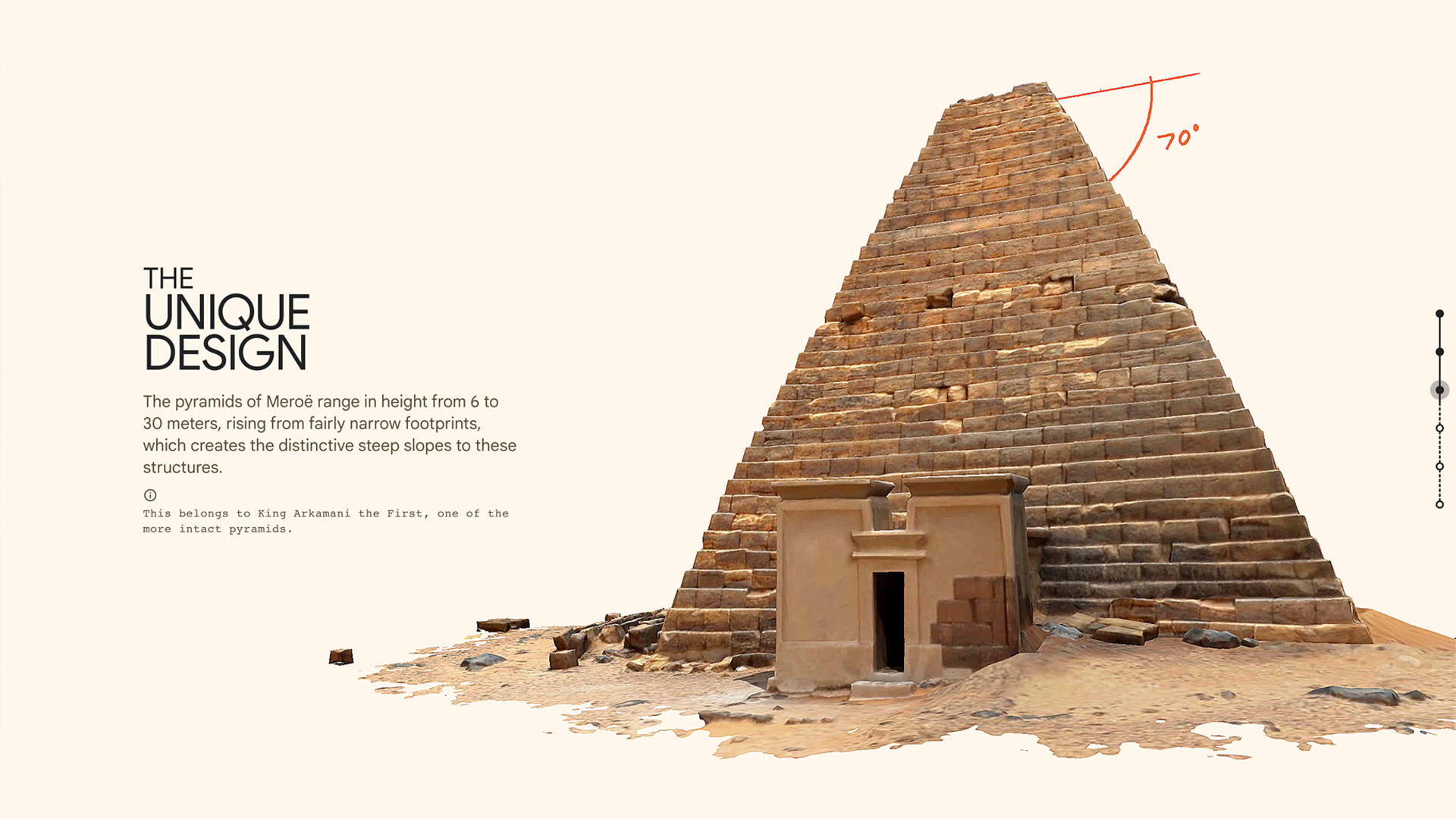 Pyramids of Meroë by Google EMEA Brand Studio - Experiments with Google