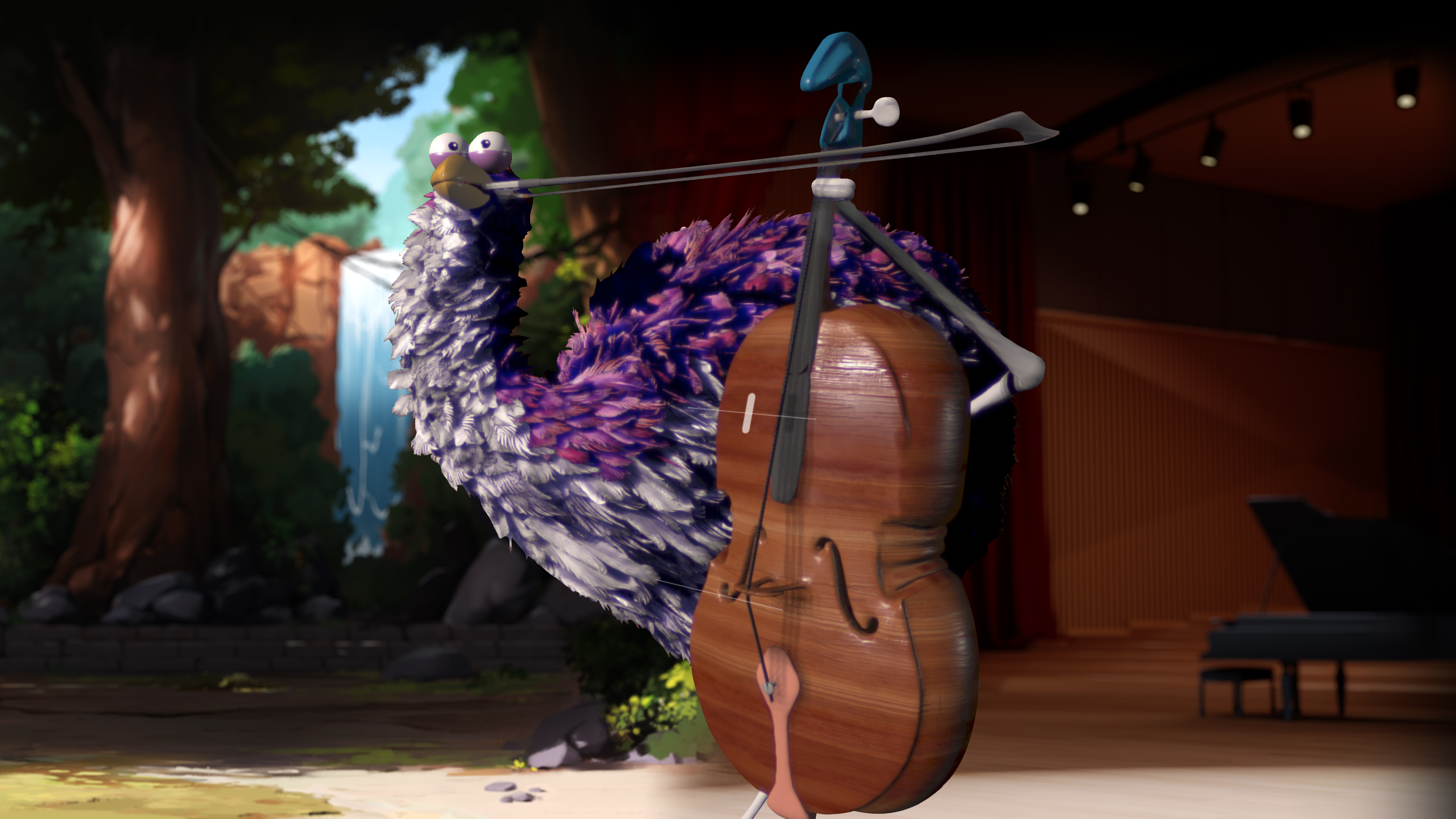 Viola the Bird by David Li, artist in residence at Google Arts ...