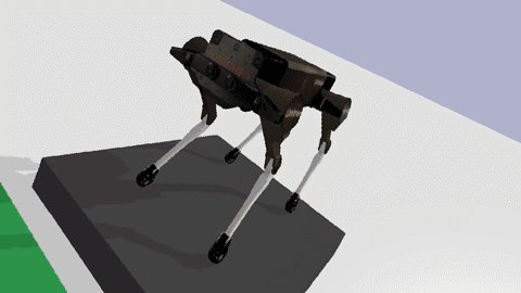 PI-ARS: Accelerating Evolution-Learned Visual-Locomotion with Predictive Informa