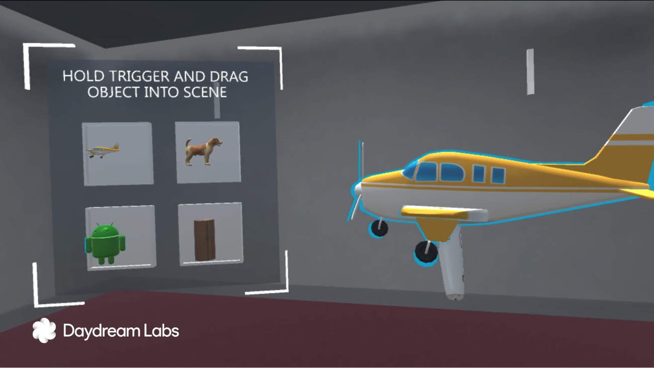 Daydream Labs: animating 3D objects in VR