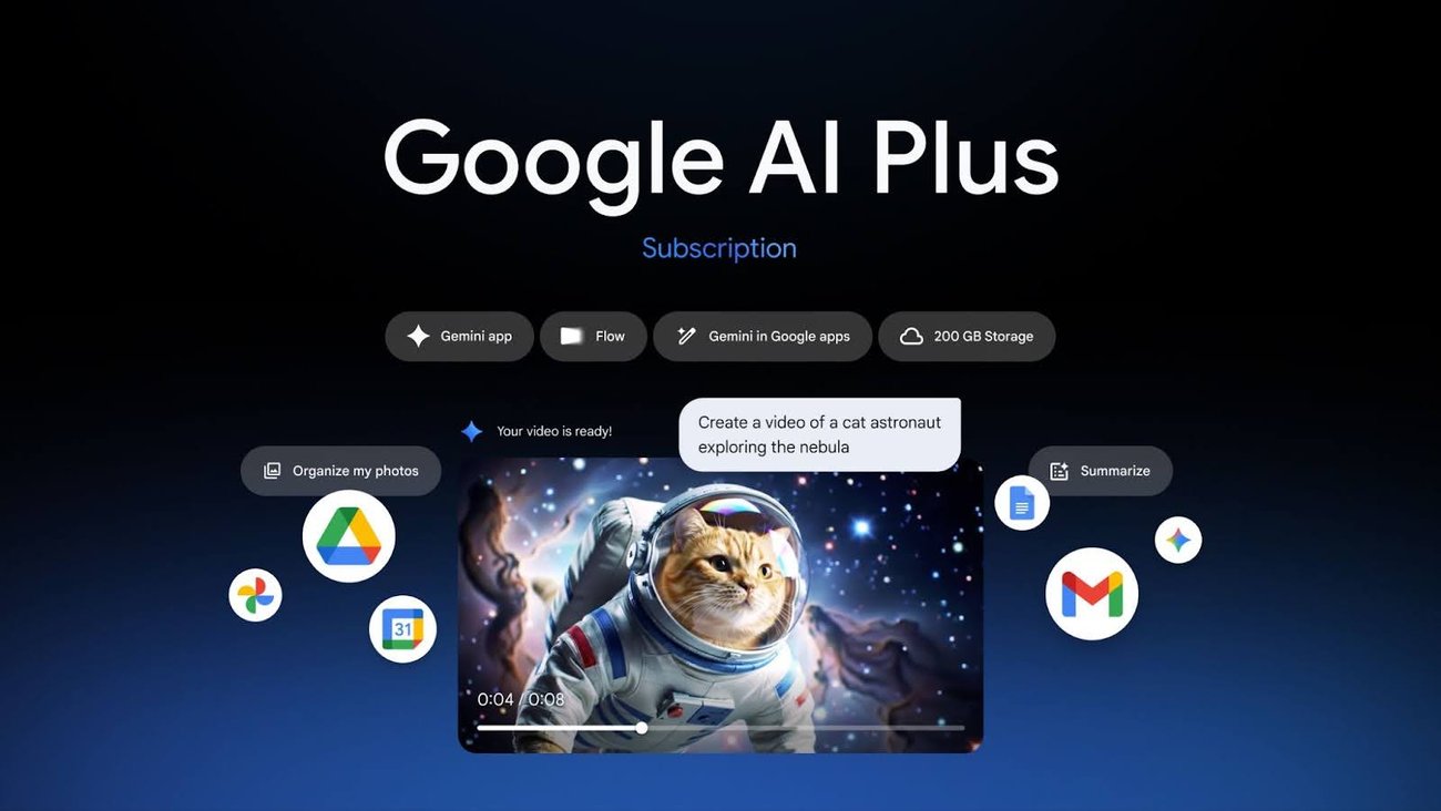 Google AI Plus 正式在台推出：讓 AI 成為你提升生產力與創意的最佳夥伴