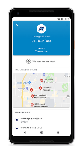 Google Pay’s got your transit ticket, starting in Las Vegas