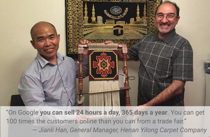 A whole new world for silk carpets, (hand)made in China