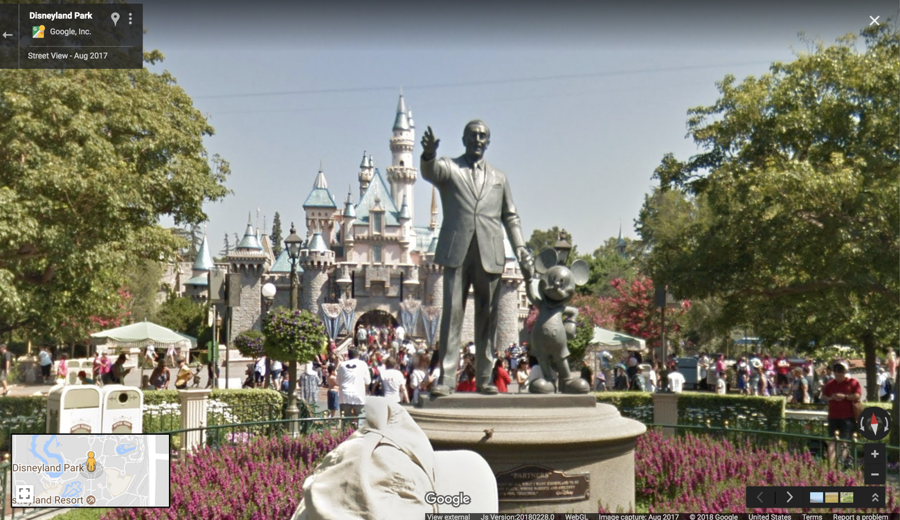 It's Street View after all: Disney Parks come to Google Maps