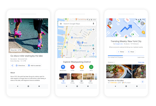 Explore and eat your way around town with Google Maps