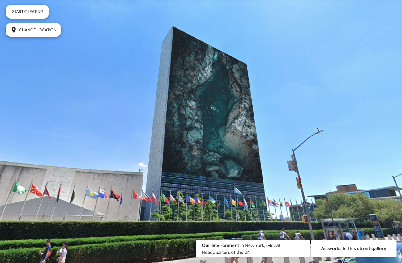 Art to inspire the future with the United Nations