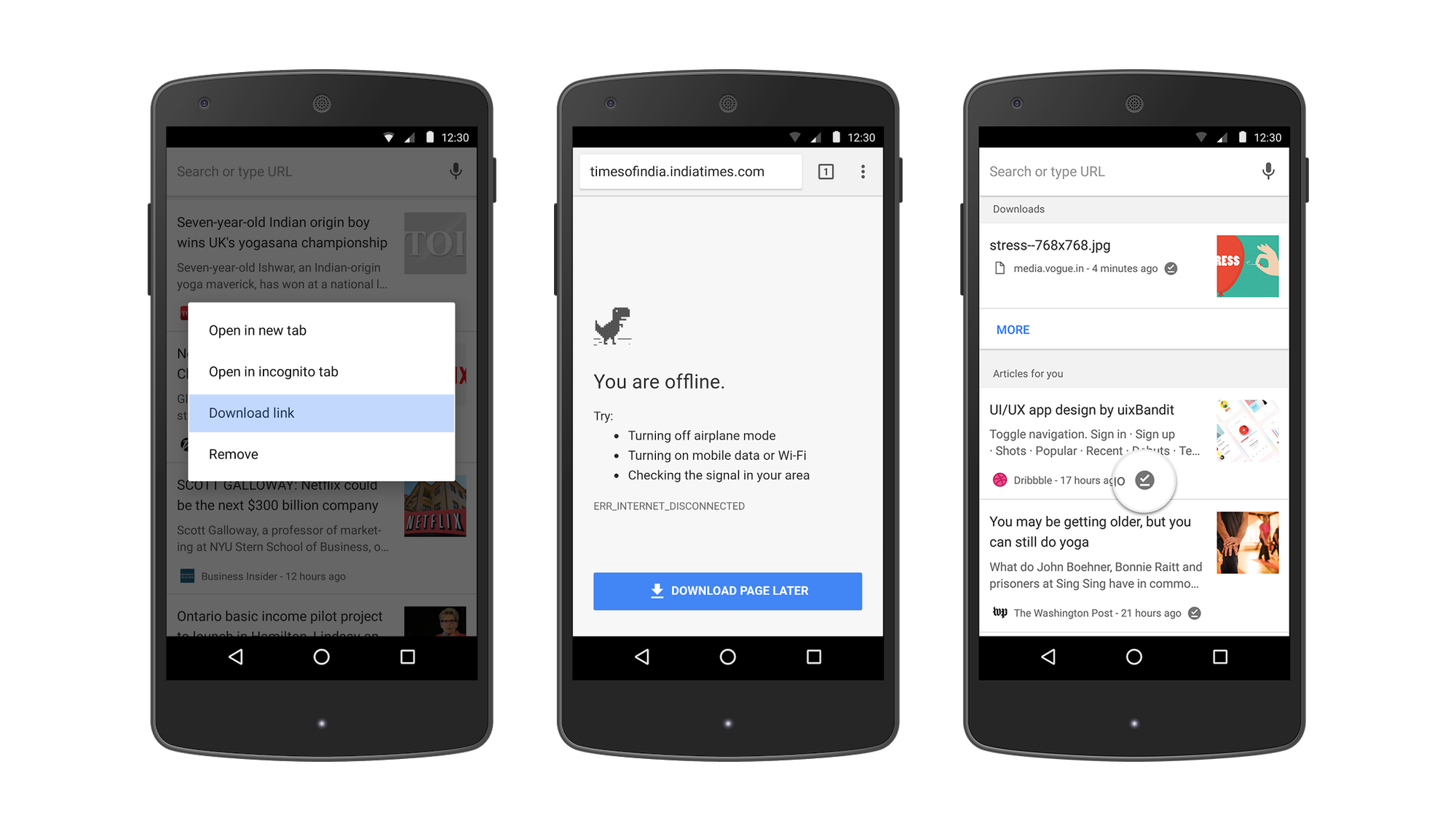 Read Web Pages Offline With Chrome On Android