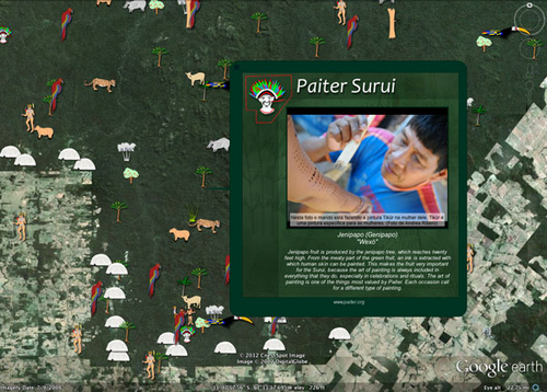 The Surui Cultural Map