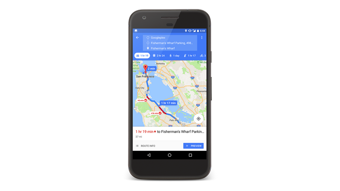 Put it in park with new features in Google Maps