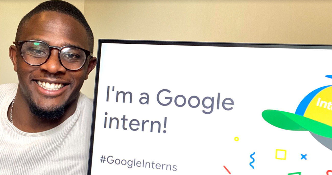 Persistence paid off for intern James Frater