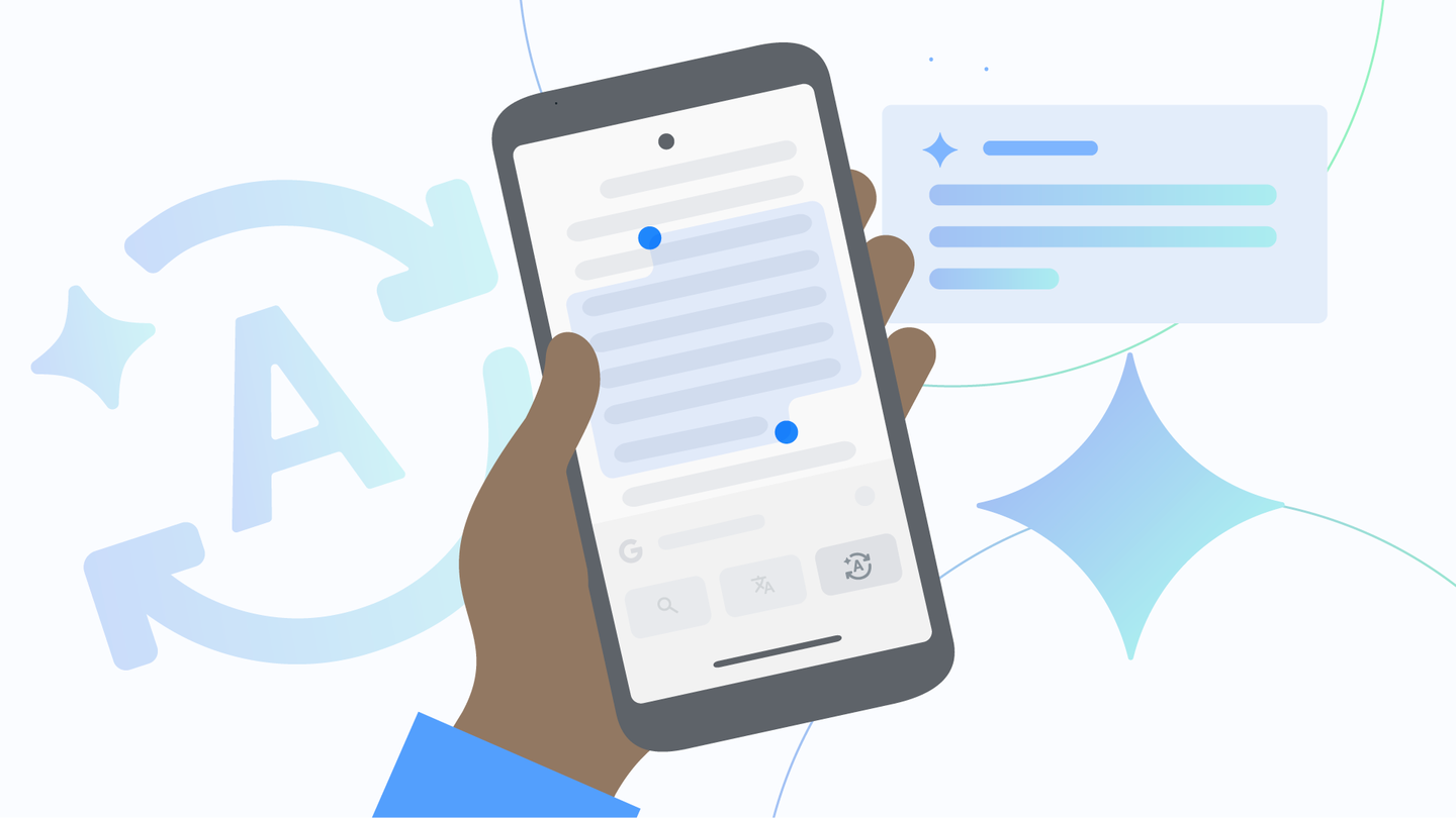 Simplify text on the web using AI in the Google app