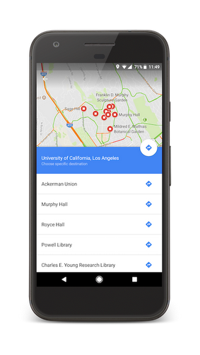 Explore your new campus with Google Maps
