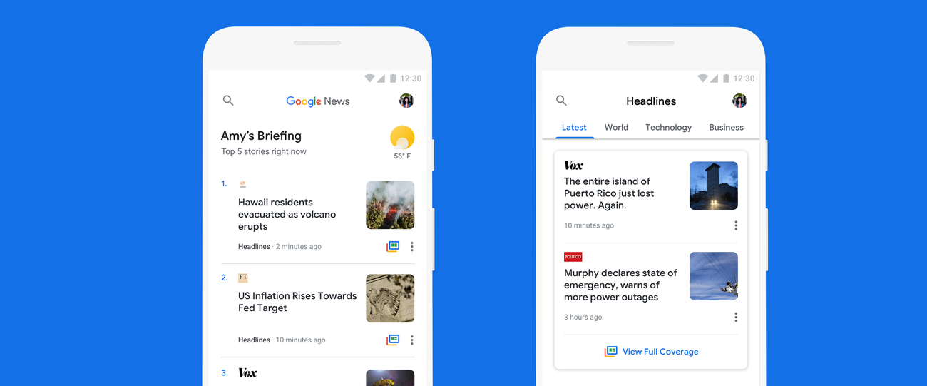Making Google News work on every phone, everywhere