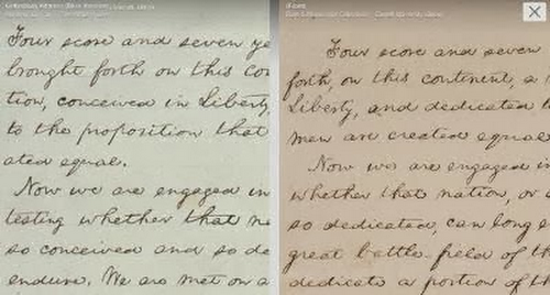 See all five copies of Lincoln’s handwritten Gettysburg Address on the ...