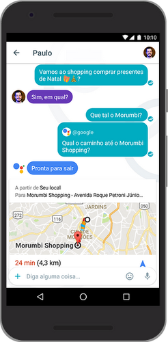 Say olá and namaste to your Assistant in Google Allo
