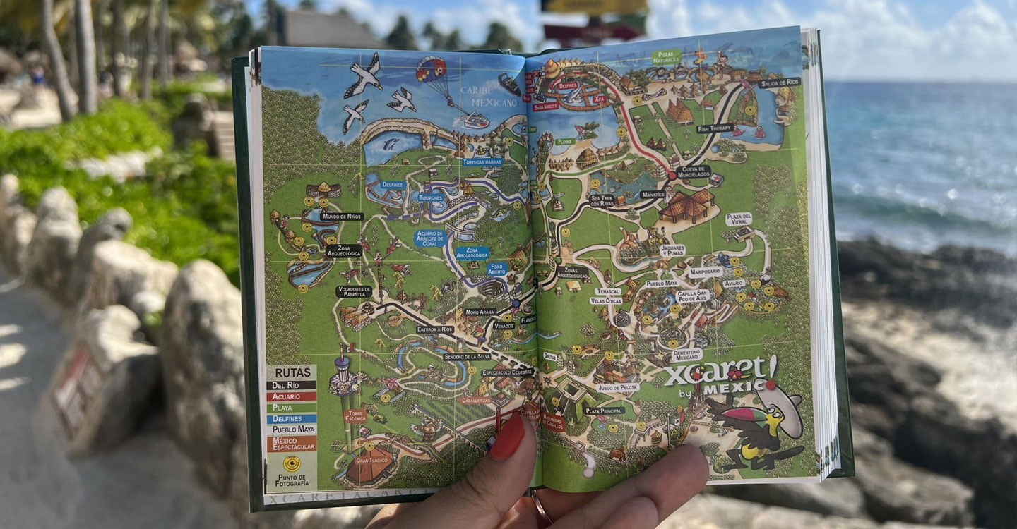 Mapa Del Parque Occidental Gran Xcaret Occidental At Xcaret