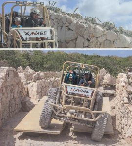 Adventure activities for kids at Xavage Park in Cancun