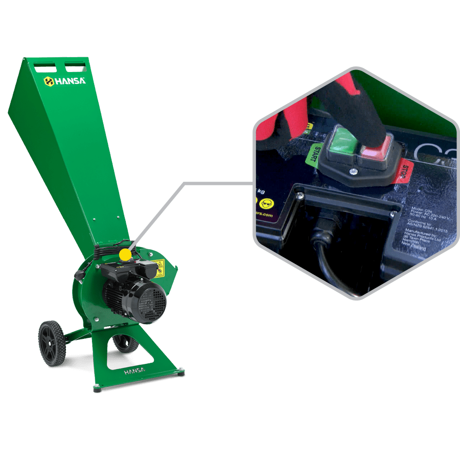 Hansa C3e Häcksler | Gartenprodukte
