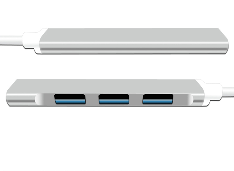 OMG 迷你便攜擴展塢 type-c轉USB轉接器 HUB集線器 分線器 一拖四拓展塢 USB拓展器 mac筆電分線器 - PChome 24h購物