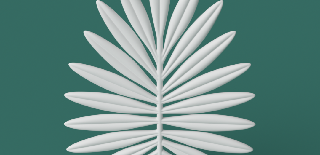 3D 05 Fern Leaf Model | The Happy Toolbox