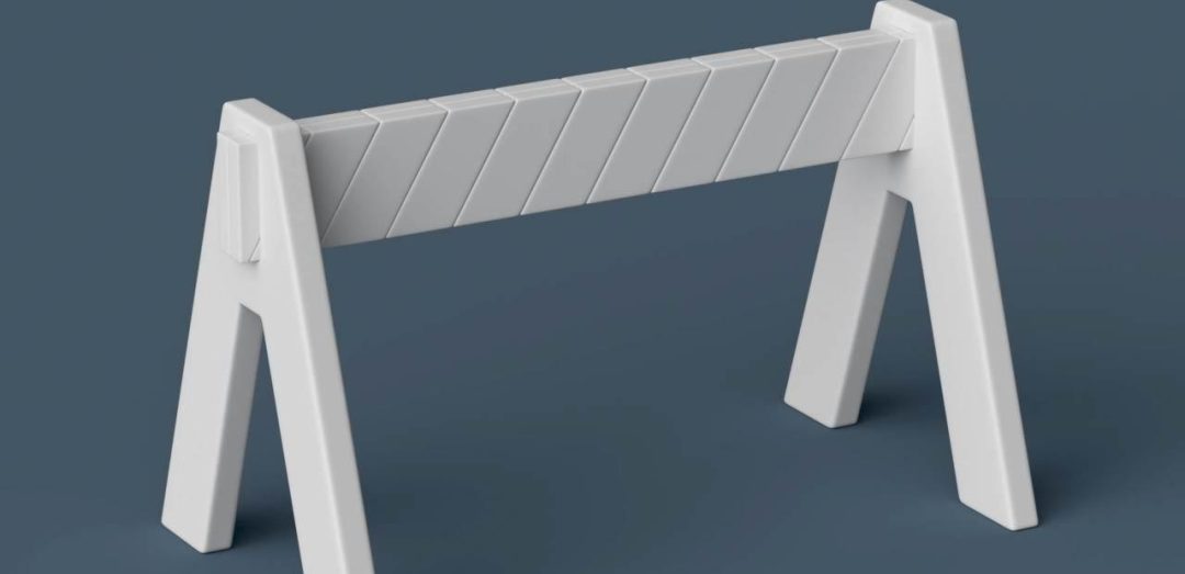 3D A Frame Barricade Model | The Happy Toolbox