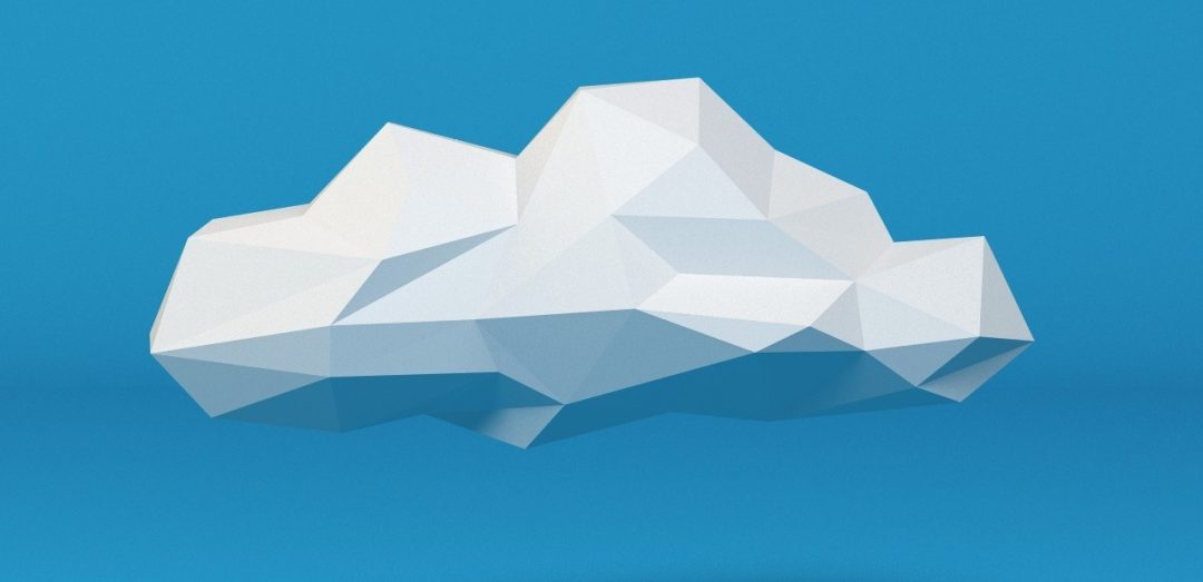3D Poly Cloud 2 Model | The Happy Toolbox