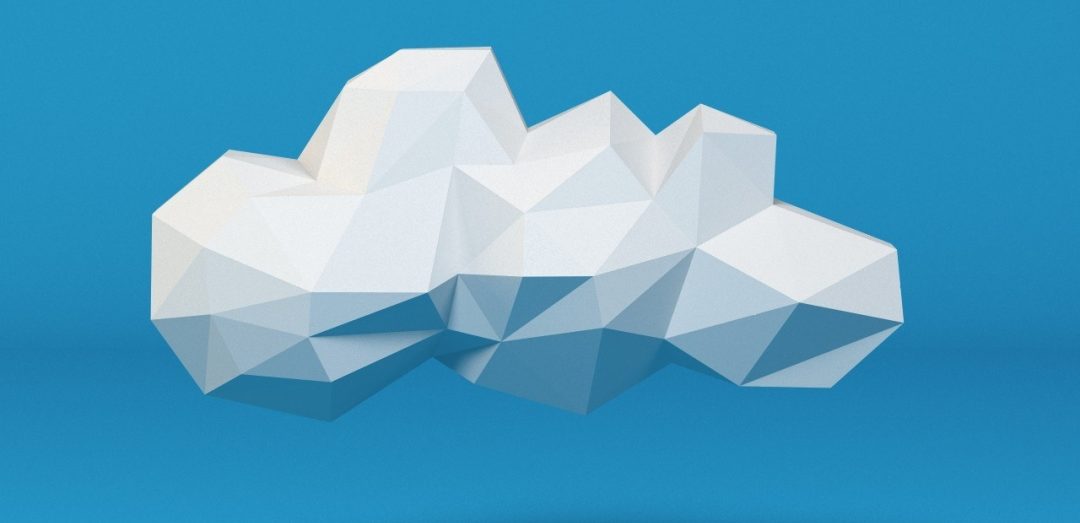 3D Poly Cloud 4 Model | The Happy Toolbox