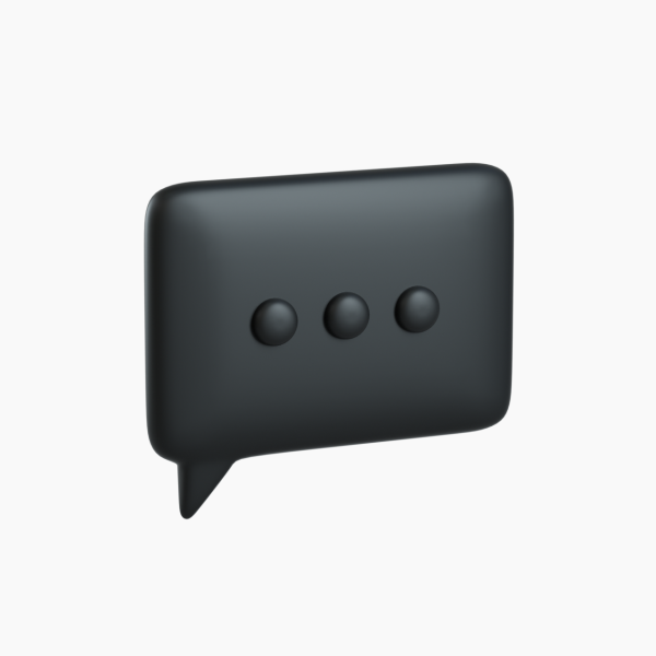 3D 17 Messages Icon Model | The Happy Toolbox