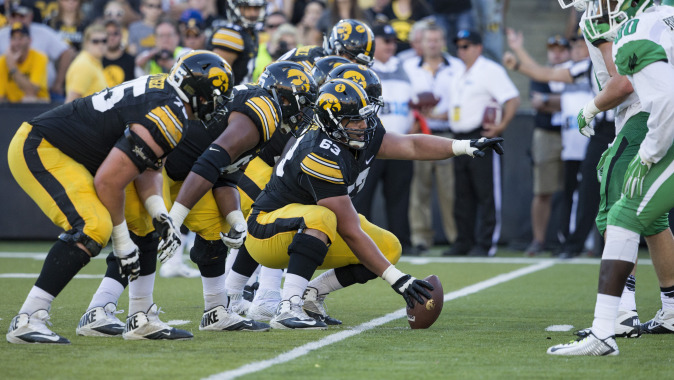 Joe Moore Award Honors Iowa Offensive Line – University of Iowa Athletics