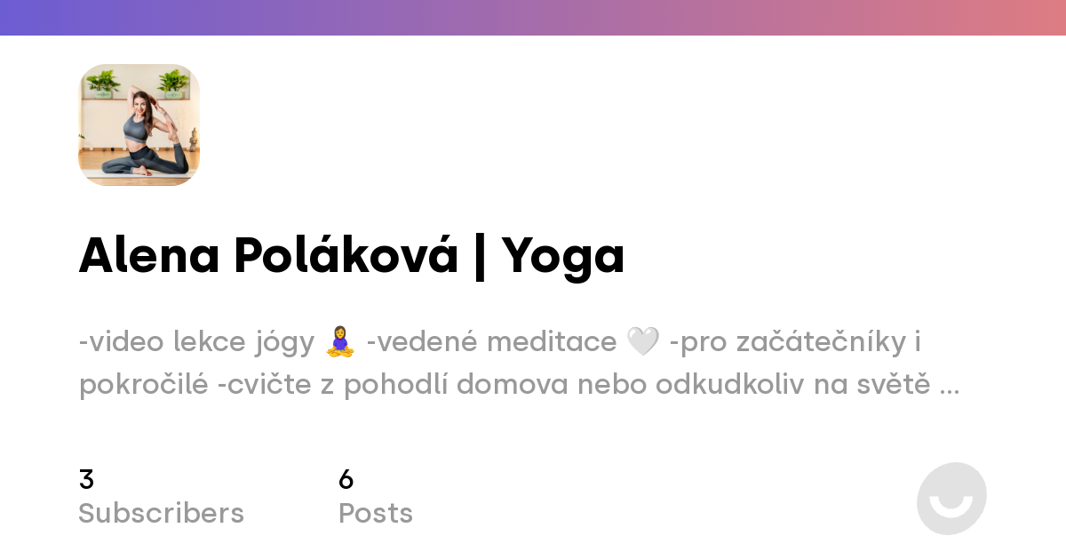 Alena Poláková | Yoga | Herohero