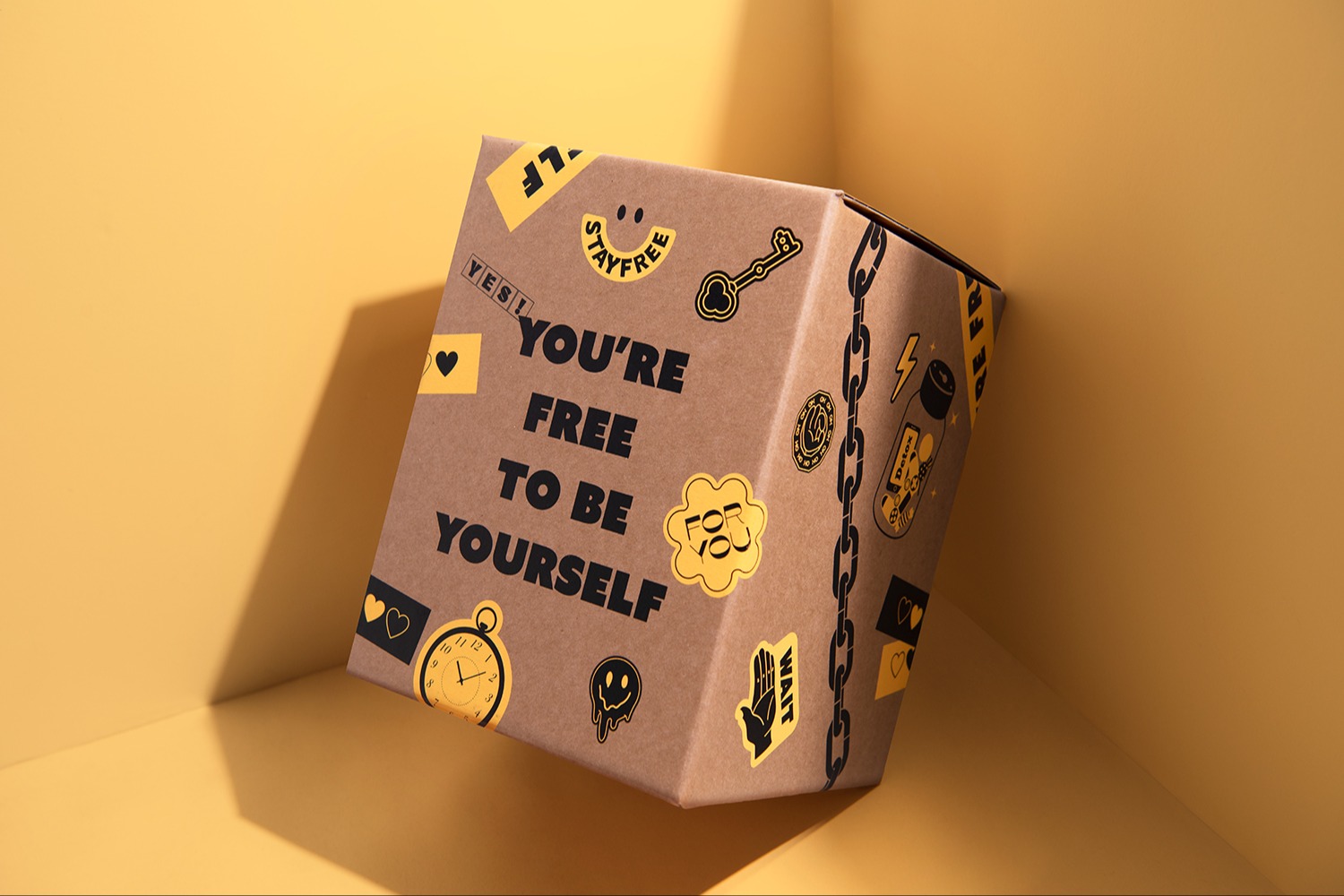 아이디어 생활용품 스테이프리 중독예방 금욕상자 굿즈 패키지 Bi 로고 패키지 디자인 패키지 컨셉개발 캐릭터 및 일러스트 지기구조 설계 프로토타입 제작 및 연구