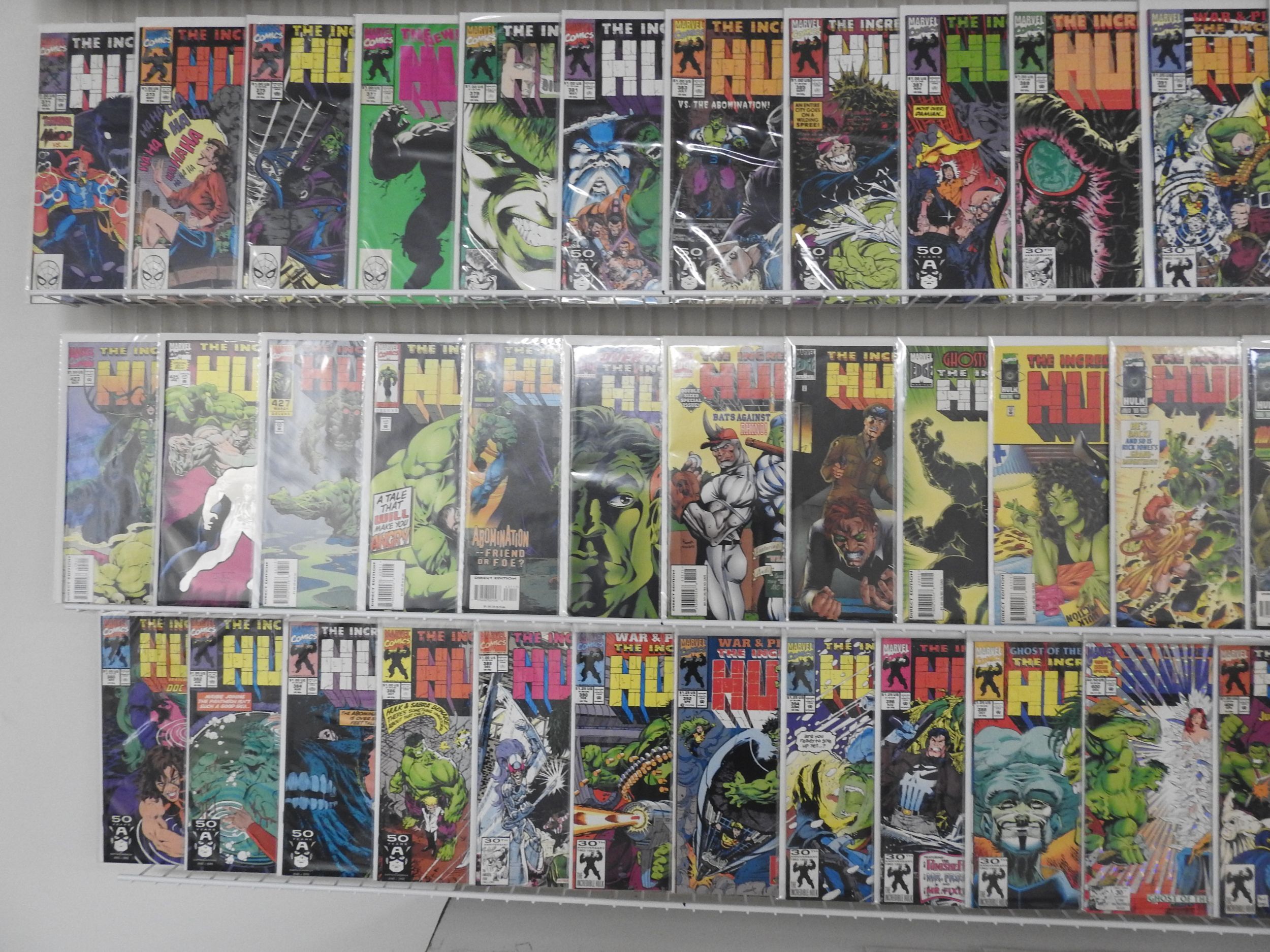 Huge Lot 120+ Comics ALL INCREDIBLE HULK!!! Smashing Deal!! Avg VF+ ...