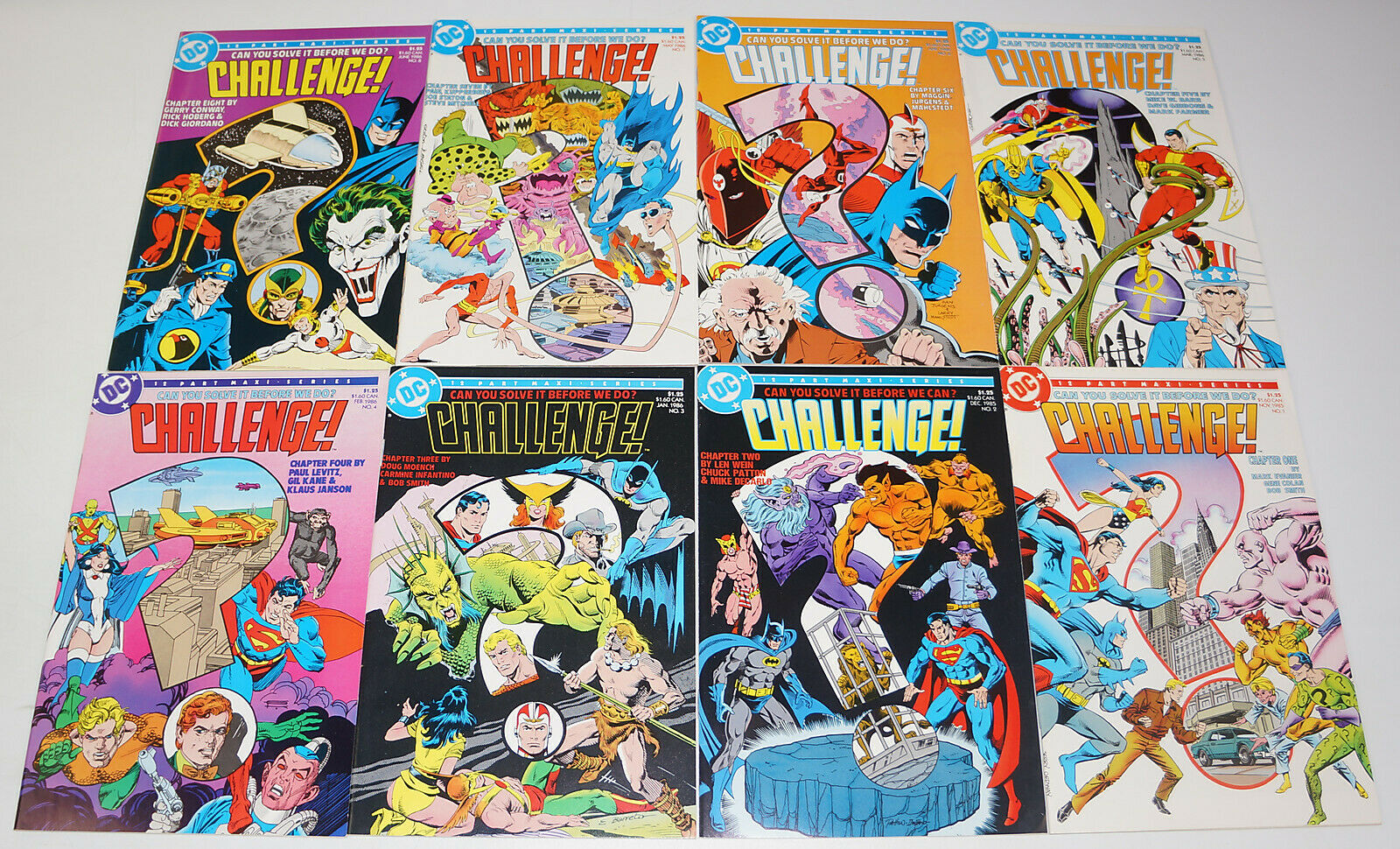 DC Challenge #1-12 VF/NM complete series - can you solve it before we ...