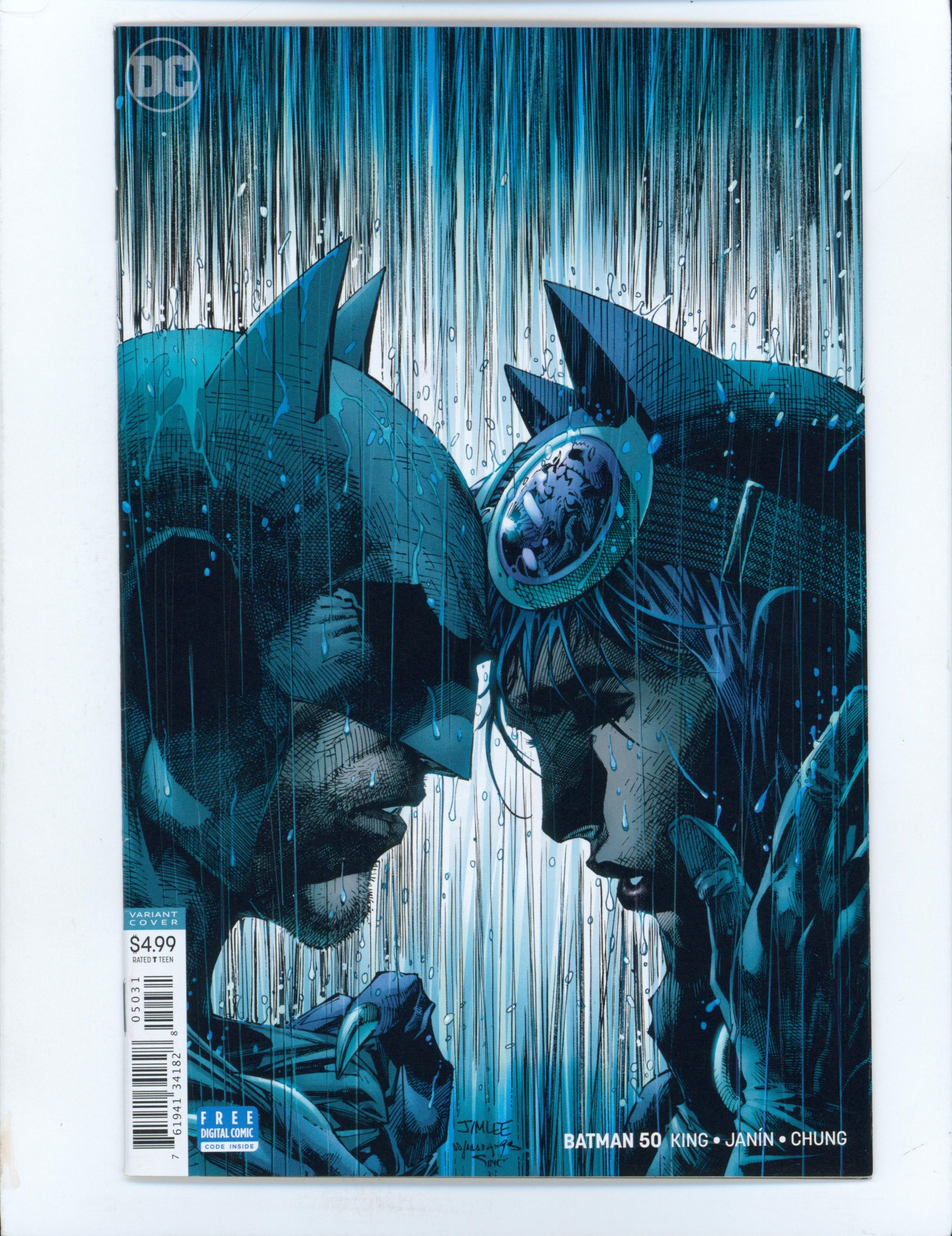 Batman #50 Jim Lee Variant Marriage of Bruce Wayne and Selina Kyle ...